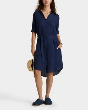 Vilebrequin Linen Shirt Dress