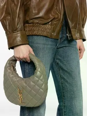 Saint Laurent Logo-plaque Tote Bag