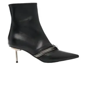 Coperni Leather Zip Ankle Boot