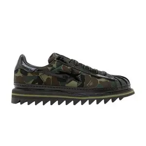 Adidas Clot X Bape X Superstar Sneakers - Black