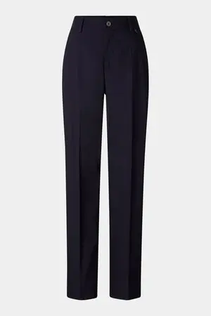 Bogner Pleated Trousers - Navy Blue