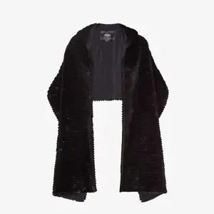 Fendi Mink And Silk Crêpe De Chine Scarf