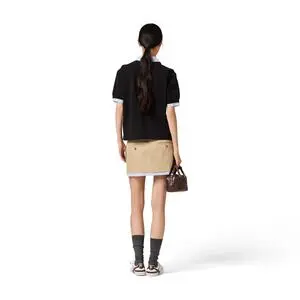 Miu Miu Cotton Piqué Polo Shirt