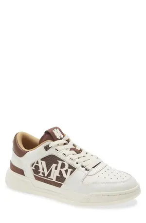 Amiri Pebbled Classic Low Top Sneakers