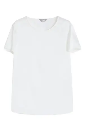 MM BY MAX MARA Cortana Stretch Silk Top - White