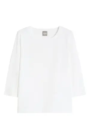 MM BY MAX MARA Obliqua Stretch Cotton Top