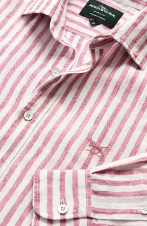 Rodd & Gunn Seadown Original Fit Stripe Linen Button-up Shirt