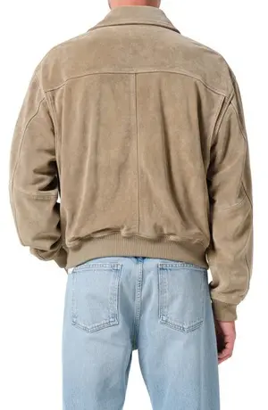 AGOLDE Emil Suede Bomber Jacket