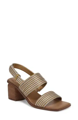 Franco Sarto Calf Hair Slingback Sandal - Bronze Multi