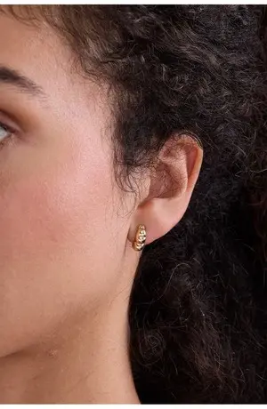 Bony Levy 14k Gold Hoop Earrings