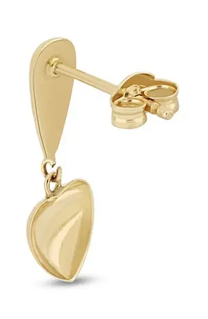 Bony Levy 14k Gold Heart Drop Earrings