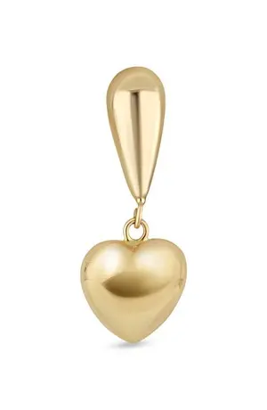 Bony Levy 14k Gold Heart Drop Earrings