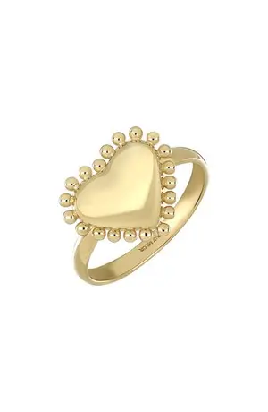 Bony Levy 14k Gold Heart Ring - 14ky