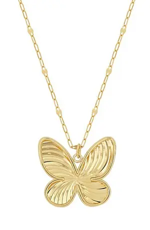 Bony Levy 14k Gold Butterfly Pendant Necklace - 14ky