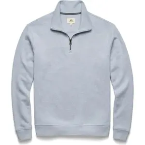 SURFSIDE SUPPLY CO. Quarter-zip Cashmist Fleece - Light Blue Heather
