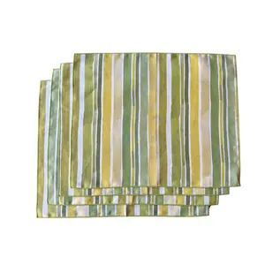 GOLDIE HOME Lagos Stripe Placemat Set Of 4 - Green