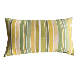 GOLDIE HOME Lagos Stripe Lumbar Pillow - Green