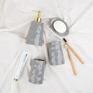BOSILUNLIFE Bring Nature Inside Liquid Bathroom Set Recycled Eco-clay