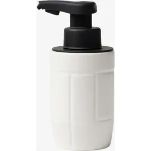 BOSILUNLIFE Eco-brutalism Automatic Foaming Soap Dispenser Recycled Eco-clay - White