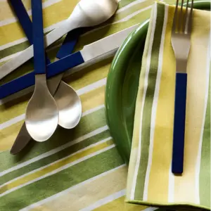 GOLDIE HOME Lagos Stripe Tablecloth