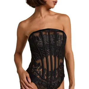 Hunkemoller Chalice Corset - Caviar