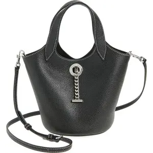 Veronica Beard Anchor Bucket Crossbody Bag - Black