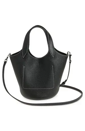 Veronica Beard Anchor Bucket Crossbody Bag - Black