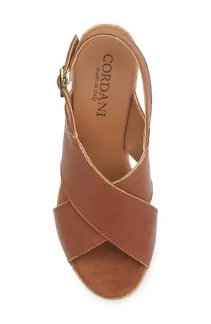 Cordani Dovi Slingback Platform Wedge Sandals