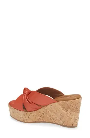 Cordani Dumont Platform Wedge Slide Sandal