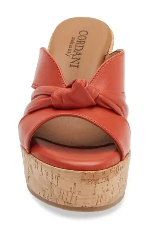 Cordani Dumont Platform Wedge Slide Sandal