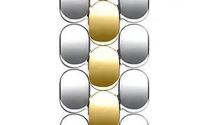 POSH TECH Apple Watch Bracelet - Silver/gold