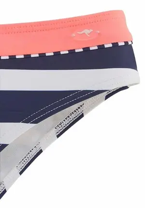 LASCANA Striped Bikini Bottom - Navy Striped