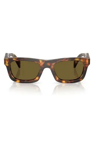 Prada 50mm Pillow Sunglasses - Honey Tortoise/dark Brown