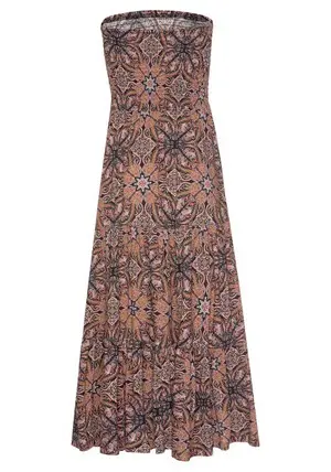 LASCANA Smocked Convertible Maxi Dress