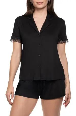 IN BLOOM BY JONQUIL Sevilla Short Pajamas - Black