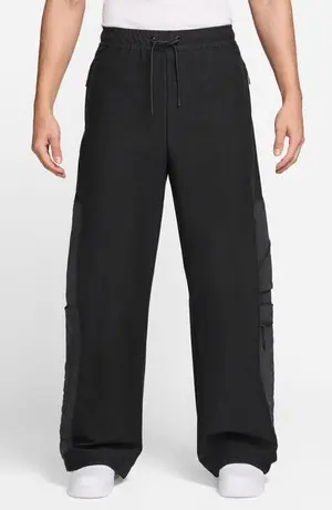 Nike Tech Wide Leg Pants Pants - Black/black/black