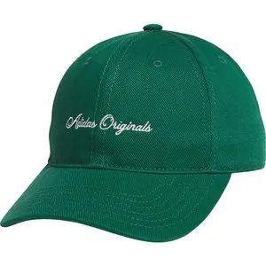 Adidas Signature Baseball Cap - Collegiate Green/off White