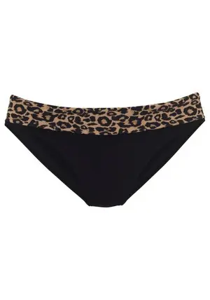 LASCANA Leopard Fold Over Bikini Bottom