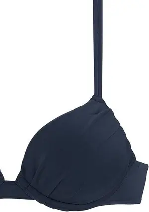 LASCANA Push Up Bikini Top - Navy