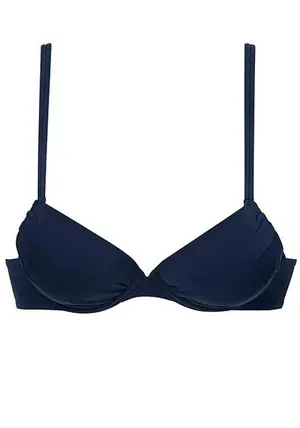 LASCANA Push Up Bikini Top - Navy