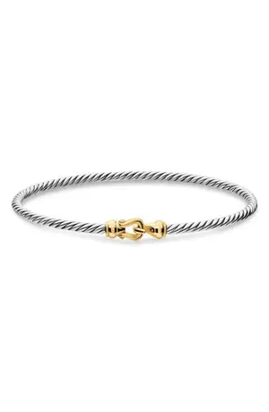 David Yurman Micro Cable Flex Buckle Bracelet