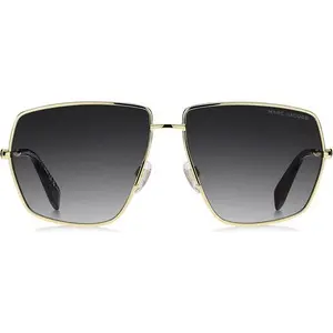 Marc Jacobs 60mm Gradient Square Sunglasses