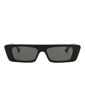 Gucci Square Frame Recycled Acetate Sunglasses - Black Black Grey (gg1331s/30013890/001)
