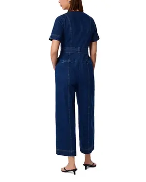 Whistles Button Down Jumpsuit - Denim
