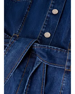 Whistles Button Down Jumpsuit - Denim