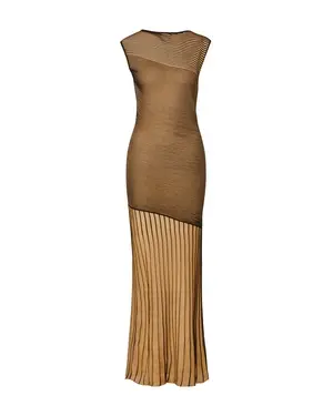 MALINA Patricia Knitted Maxi Dress