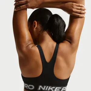 Nike Pro Light-support Non-padded Sports Bra - Black