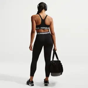 Nike Pro Light-support Non-padded Sports Bra - Black