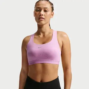 Nike Swift High-support Lightly Lined Sports Bra - Purple