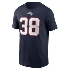 Nike Rhamondre Stevenson New England Patriots Nfl T-shirt - Blue